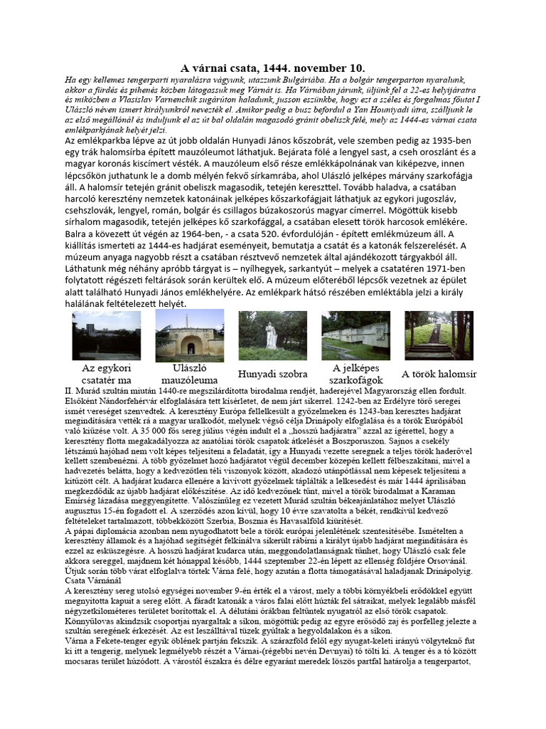 A Várnai Csata | PDF