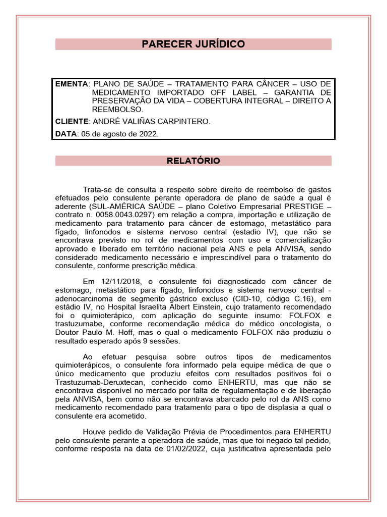 Parecer Juridico Assinado | PDF