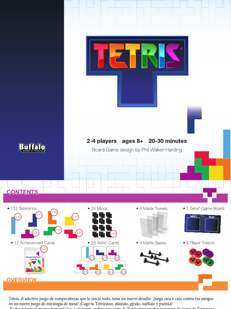 Tetris Instructions | PDF | Juego de azar | Juegos de habilidad mental