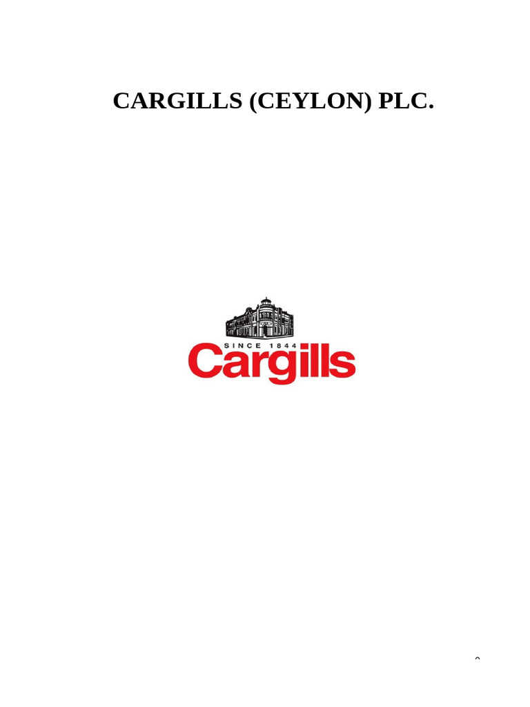 Cargills Analysis | PDF | Swot Analysis | Business