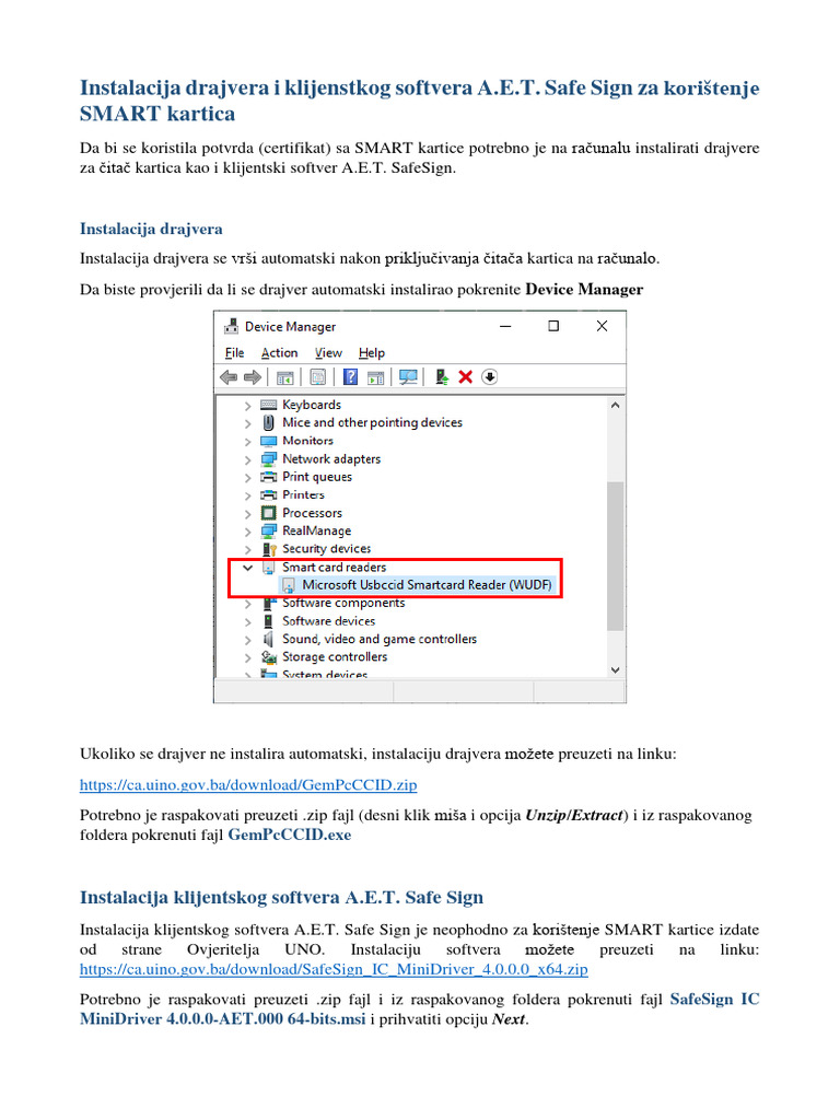 Instalacija Drajvera I Softvera HR | PDF