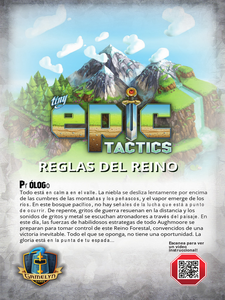 Tiny Epic Tactics Manual Es | PDF