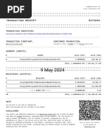 Bitcoin Transaction Receipt 2021 | PDF