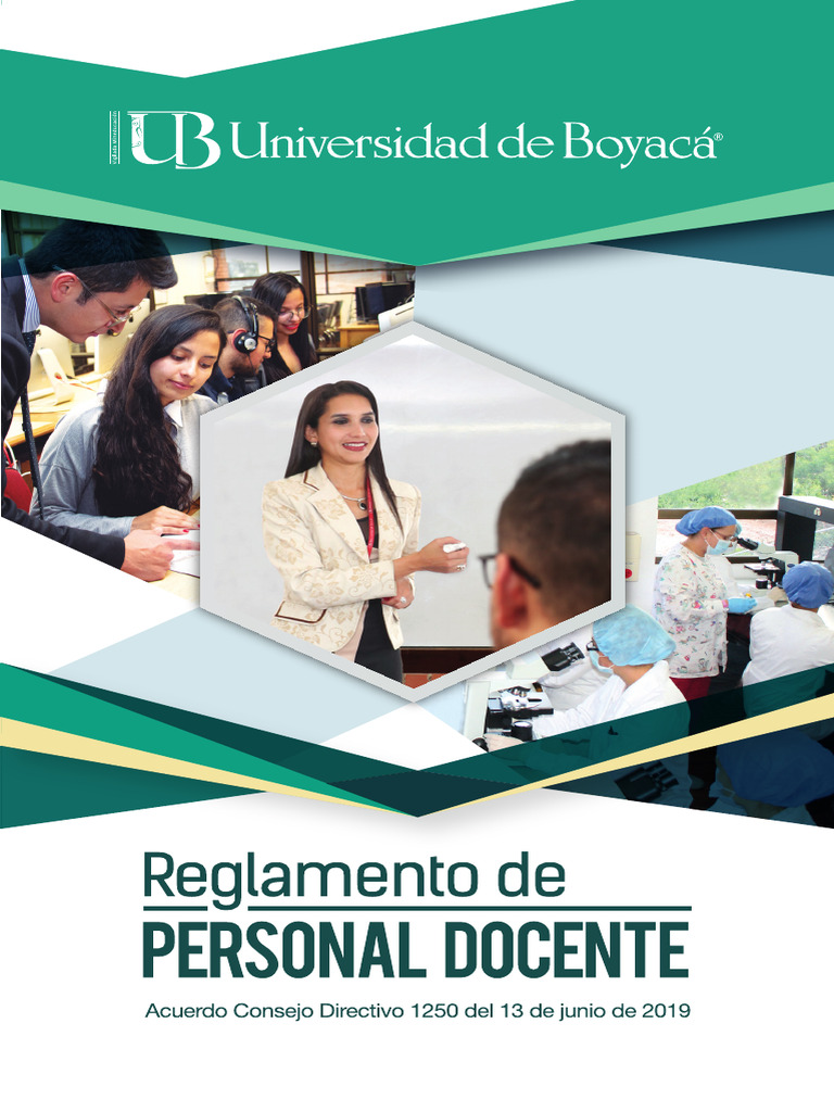 Reglamento Personal Docente 2019 | PDF | Maestros | Universidad