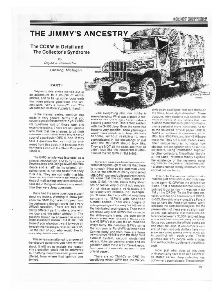 CCKW Part 1 | PDF