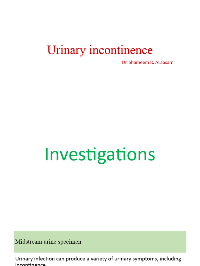 In Conte Nence 2 | PDF | Urinary Incontinence | Urination