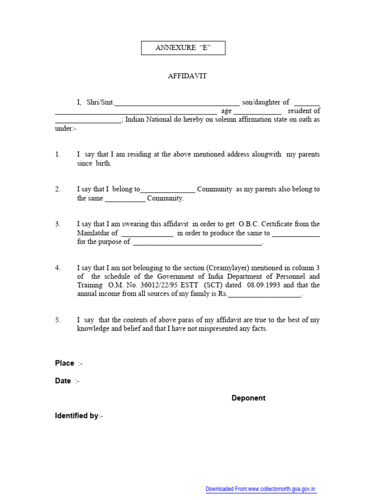 Annexure E | PDF