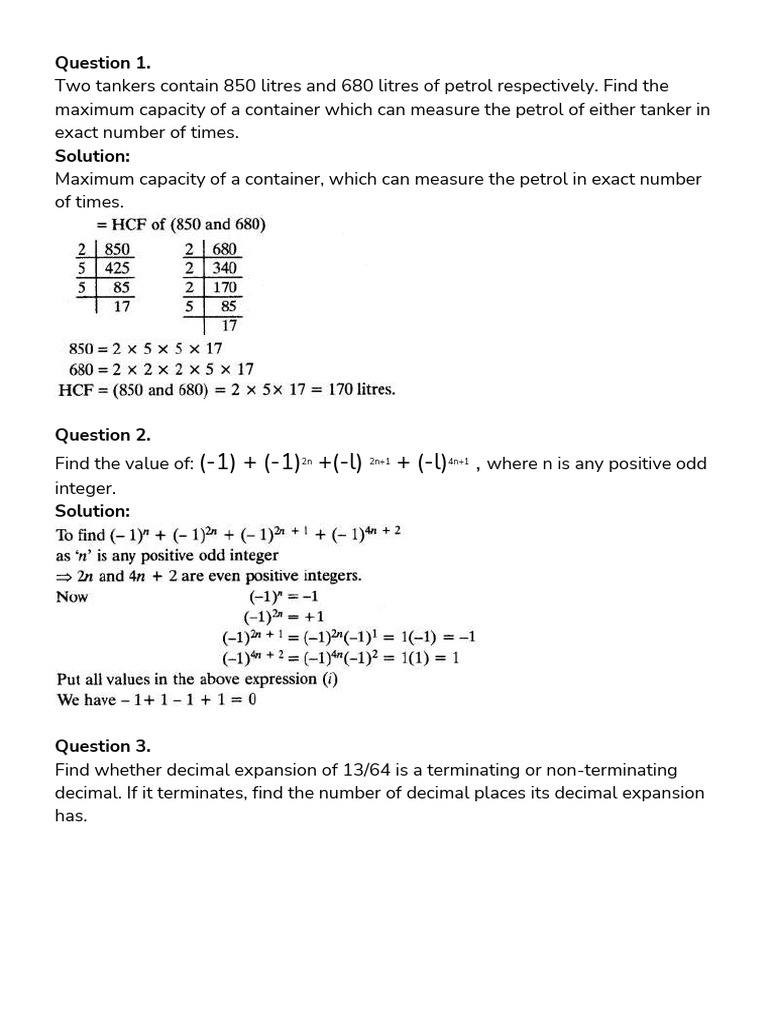 Question Paper 4 Class 10 SST | PDF | Numbers | Factorization