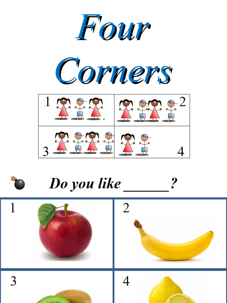 6.1 4 Corners Template | PDF | Language Arts & Discipline | Home & Garden