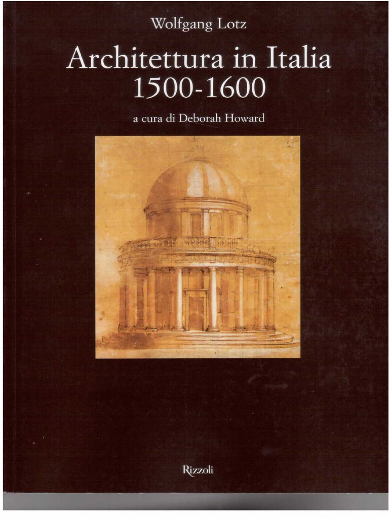 W.lotz Architetture in Italia 1500-1600 Milano 1997 | PDF