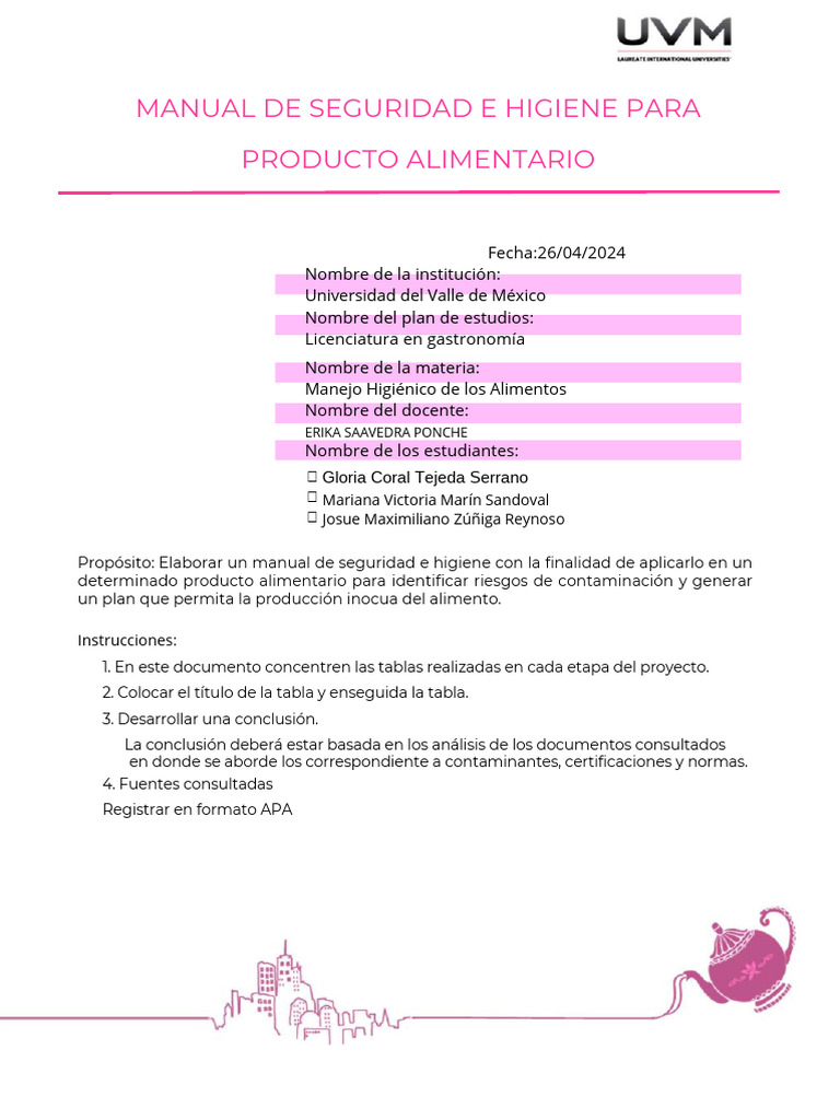 Act#4 TSGC | PDF | Análisis de Riesgo y Puntos Críticos de Control ...