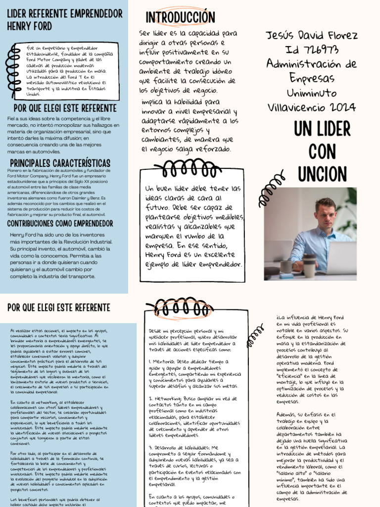 Triptico | PDF | Iniciativa empresarial | Negocios económicos