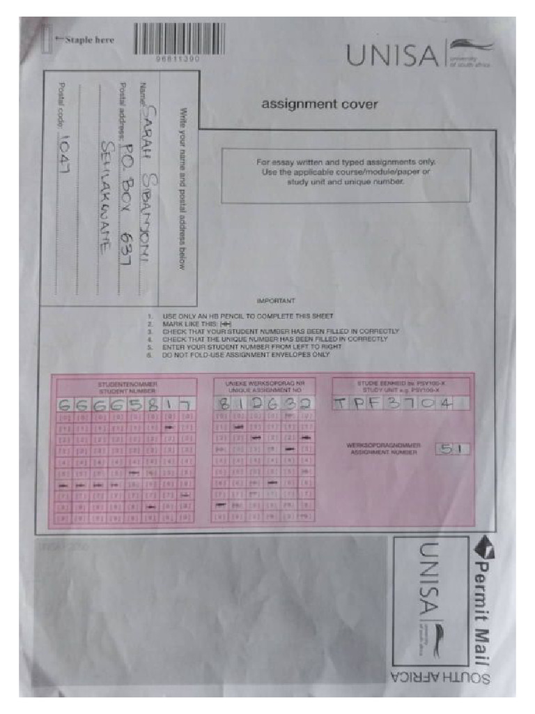 66665817SibanyoniTPF3704 ASS 51 | PDF