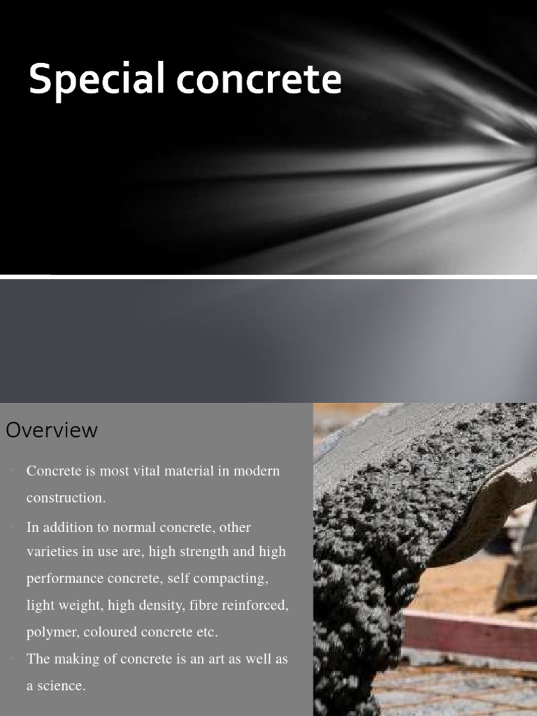 Special Concrete 2 | PDF | Concrete | Cement