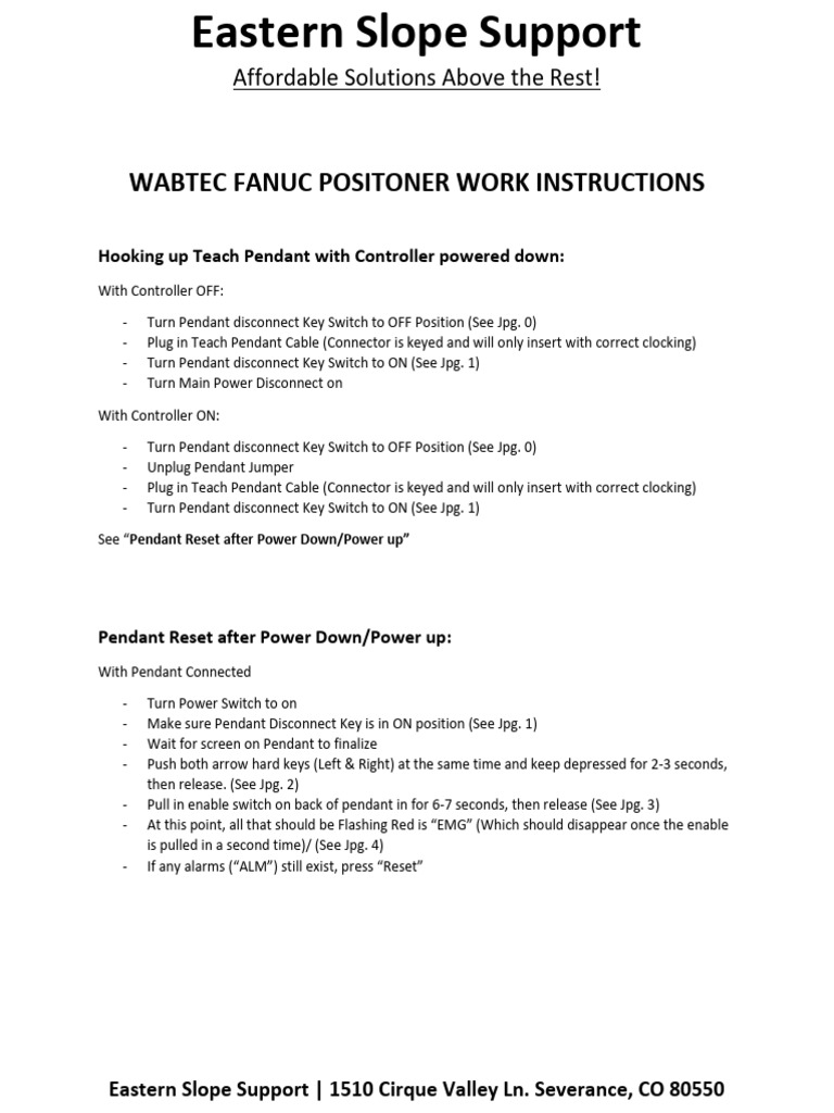 FANUC Positioner Setup Guide | PDF | Electrical Connector ...