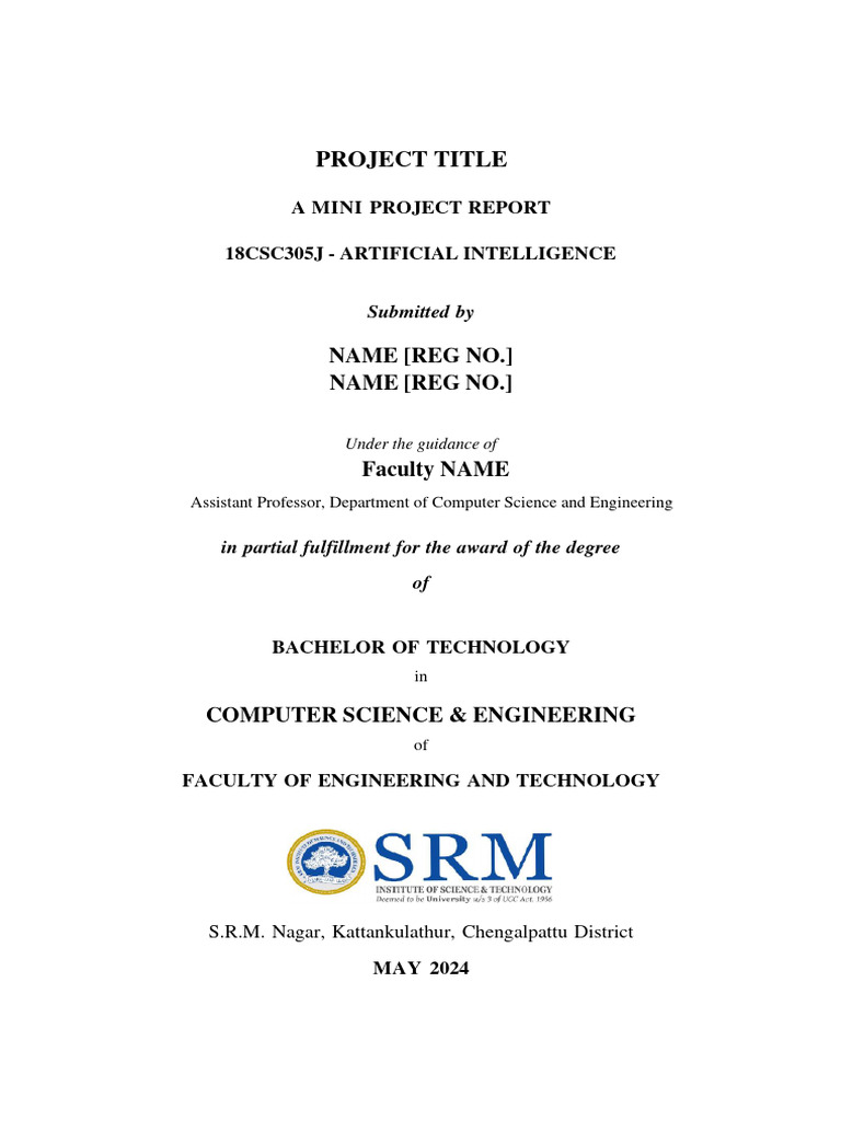 AI Report Format | Download Free PDF | Computer Engineering | Computing