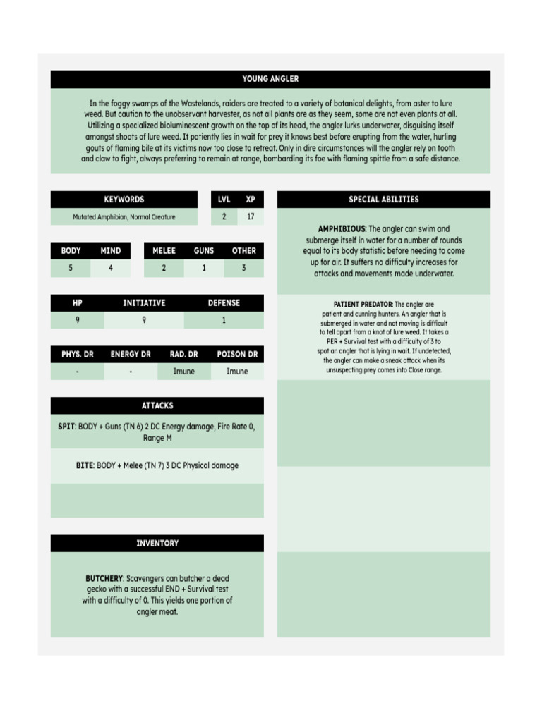 YOUNG ANGLER - Sheet1 | PDF | Angling | Predation
