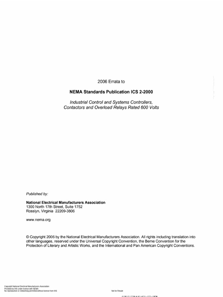 Nema Ics 2 Ind Control LV | PDF | License | Copyright