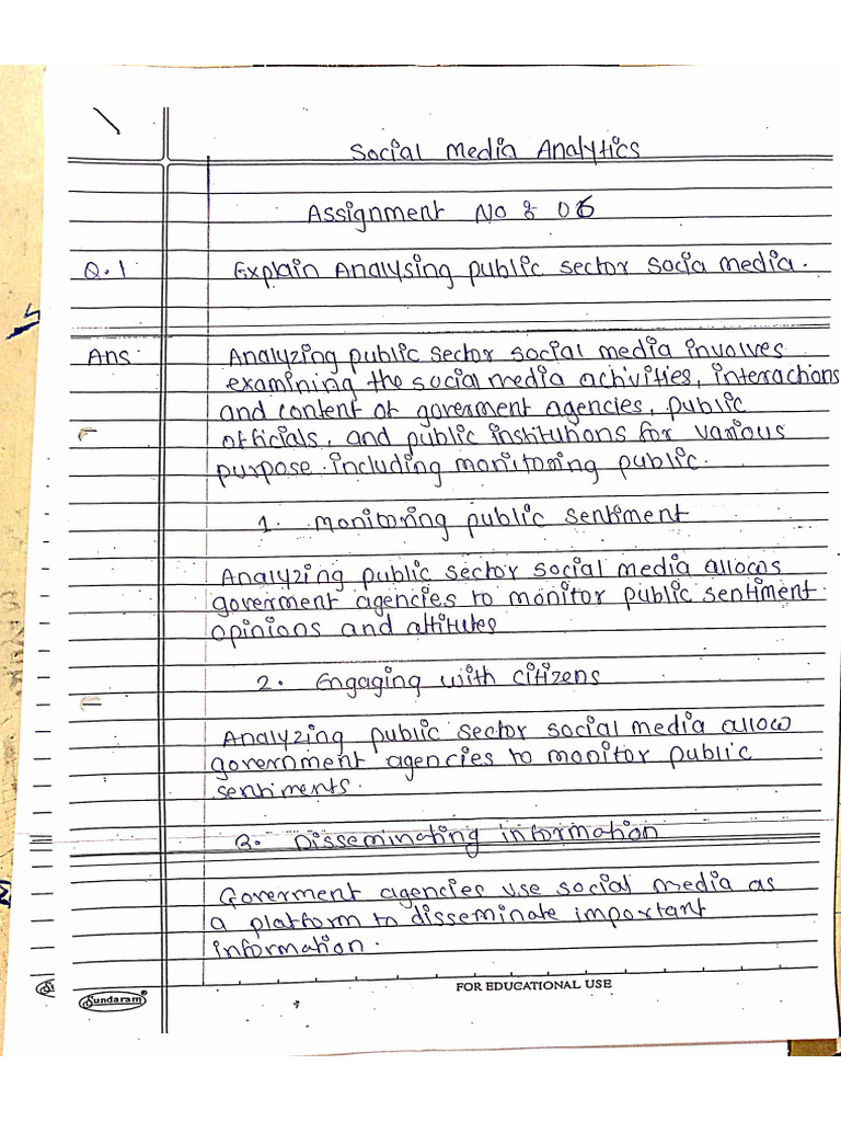 SMA Assignment 6 | PDF
