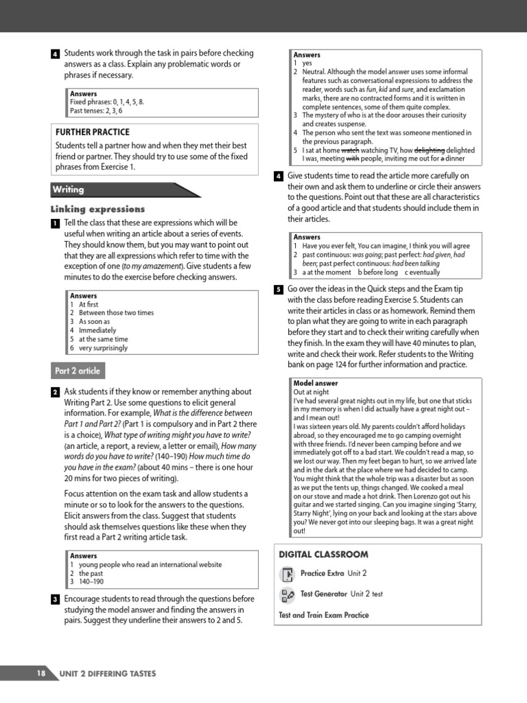 Writing Skills for Compact First Exam | PDF