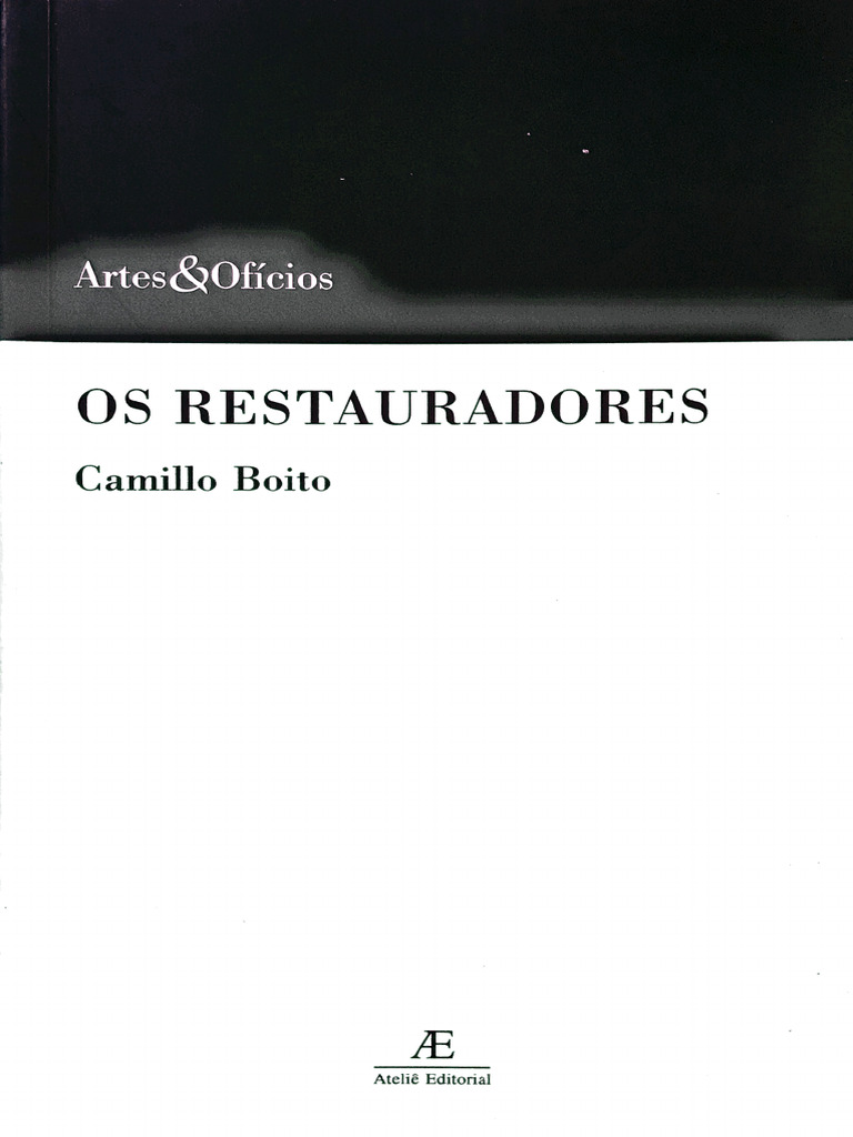 Camilo Boito Os Restauradores | PDF