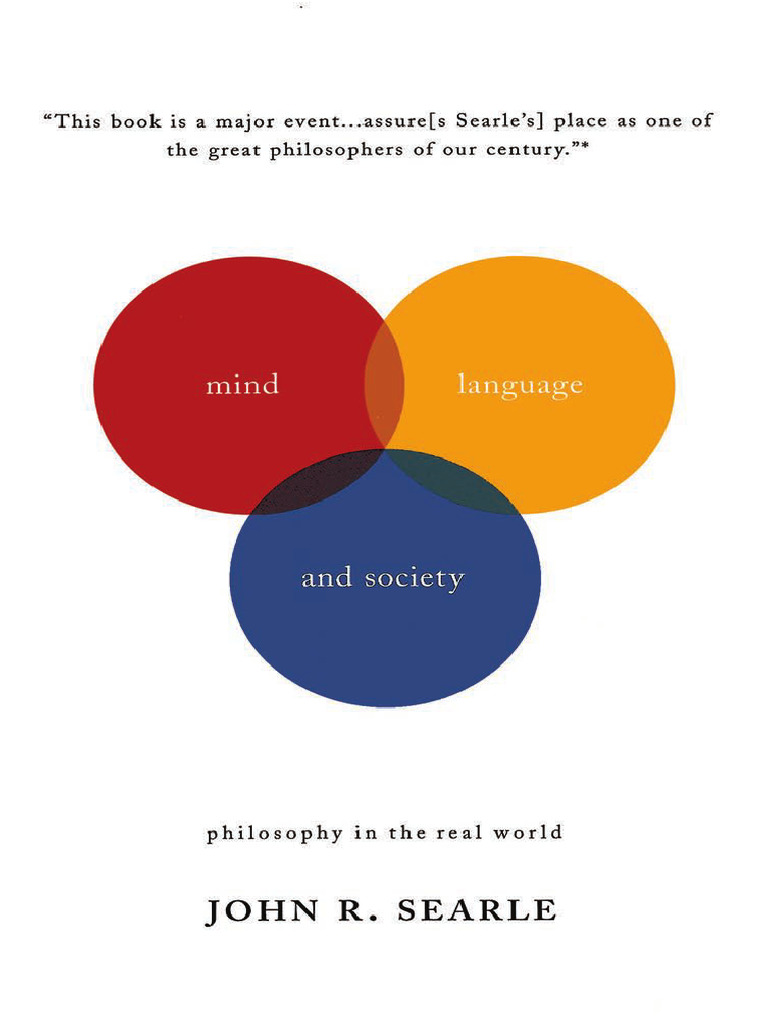 Mind, Language and Society Philosophy in The Real World | PDF | Reality ...