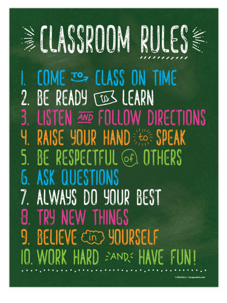 Classroom Rules | PDF