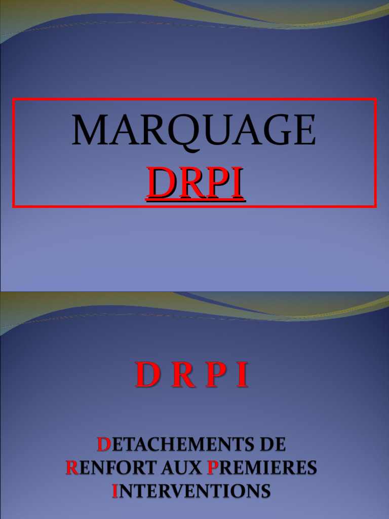 Marquage Drpi | PDF
