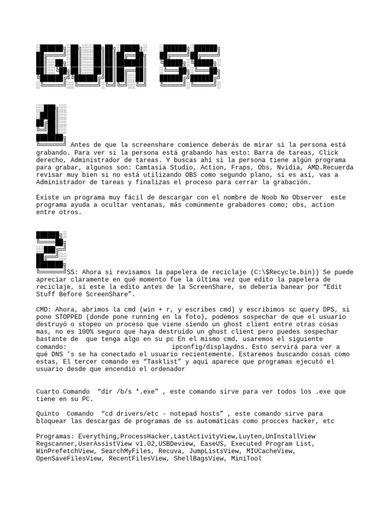 Guia Ss Media | PDF | Registro de Windows | Archivo de computadora