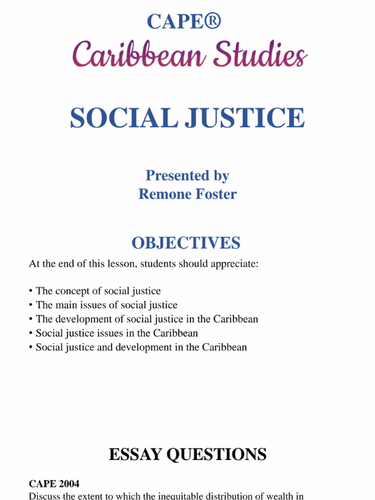 Social Justice Worksheet | PDF