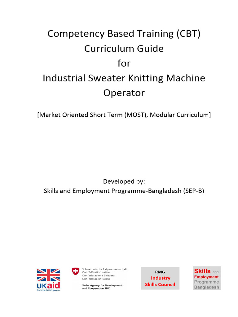 Sweater Knitting Machine Operator (PDFDrive) | PDF | Knitting | Gauge ...