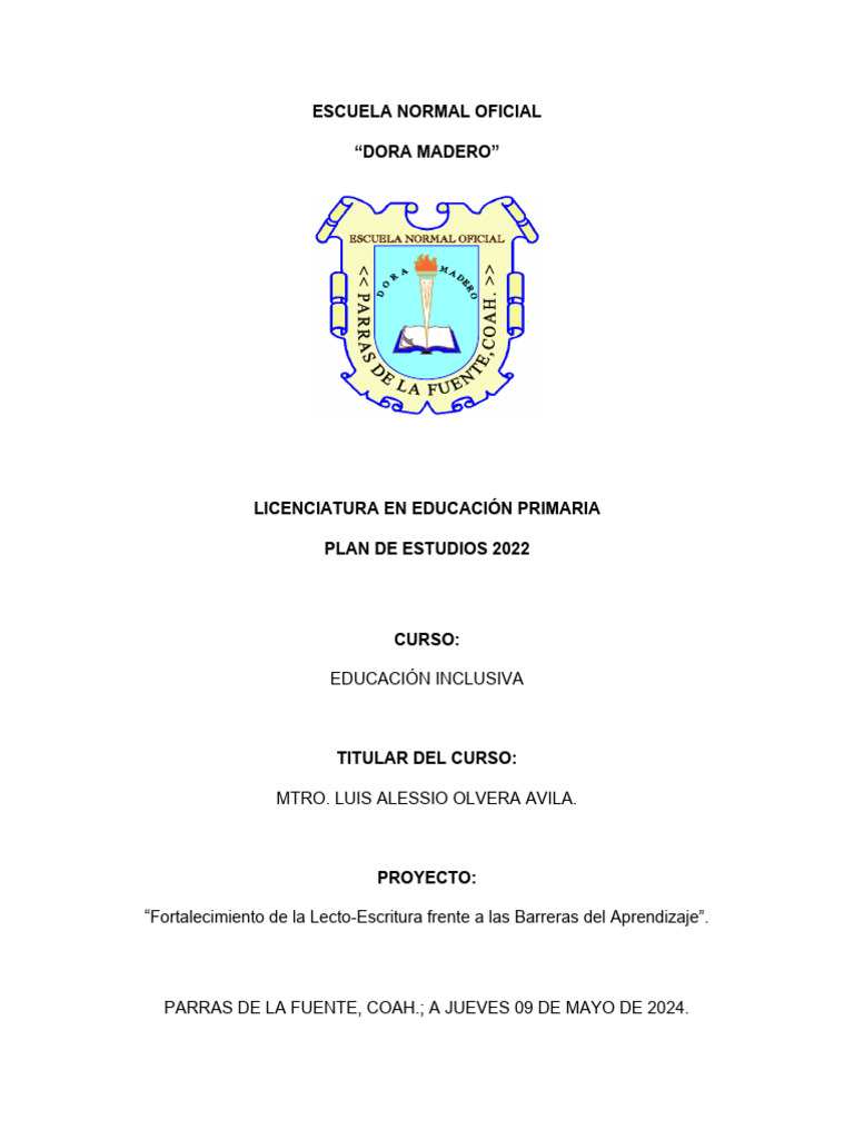 Proyecto BAPS | PDF | Evaluación | Aprendizaje
