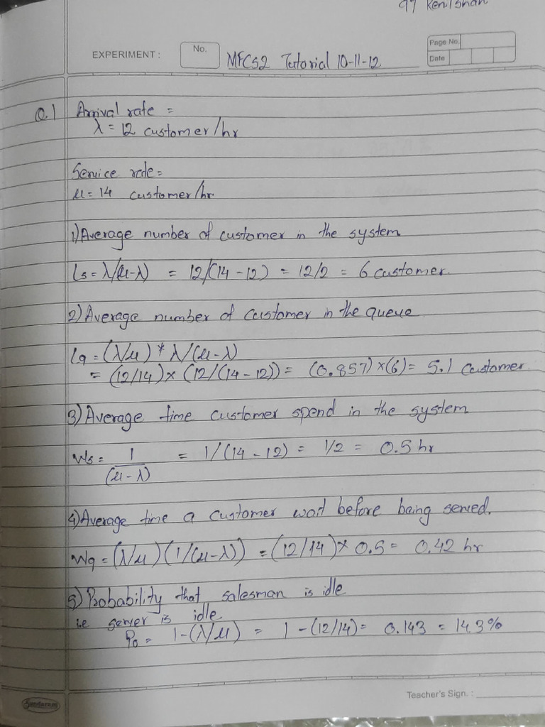 MFCS2 - Tutorial (Module 6) MCA | PDF