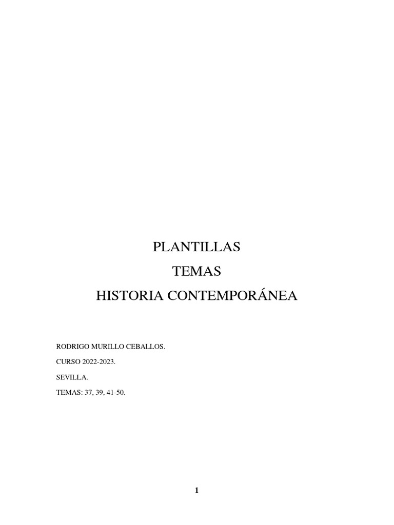 PLANTILLAS HISTORIA CONTEMPORANEA 2.0 | PDF | Napoleón | Primer imperio ... PLANTILLAS HISTORIA CONTEMPORANEA 2.0 | PDF | Napoleón | Primer imperio ...