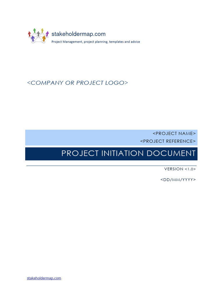 Project Initiation Document Template | PDF | Project Management | Business