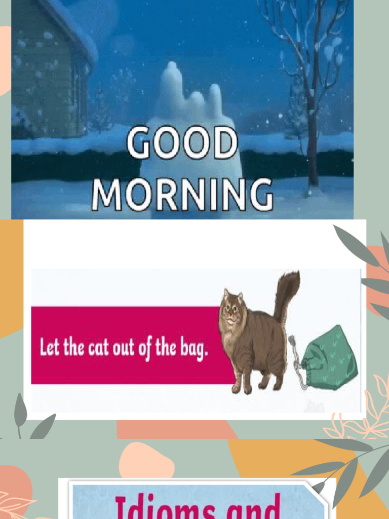 Understanding Common Idioms and Their Meanings | PDF