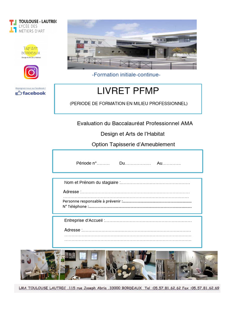 Livret PFMP Stage | PDF | Compétence (Ressources humaines)