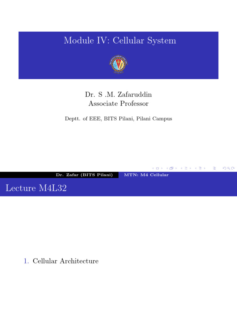 MTN_Module4L36_24April | PDF | Cellular Network | Duplex (Telecommunications)