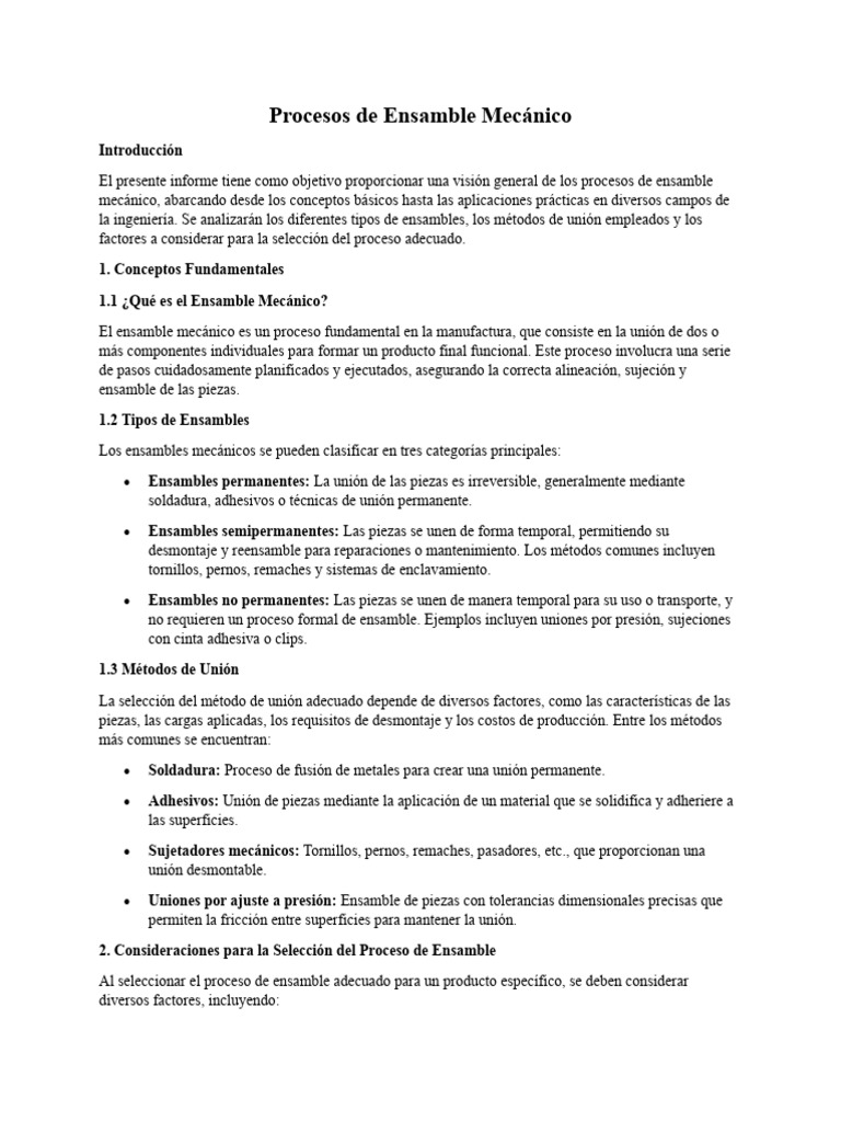 Procesos de Ensamble Mecánico | PDF | Remache | Soldadura