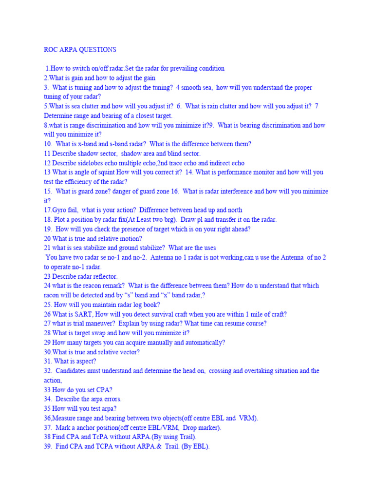 Roc Ropa Practical Questions | PDF | Science & Mathematics