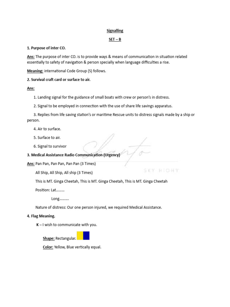 Shanto Signal Set-B | PDF