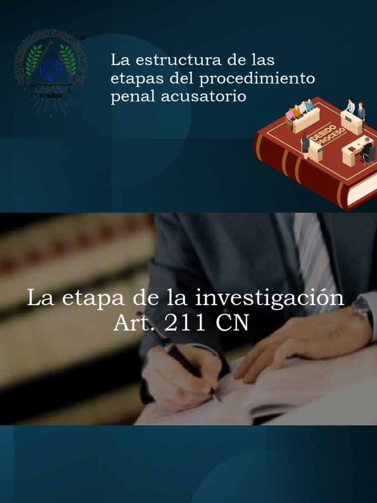 La Estructura de Las Etapas Del Procedimiento Penal Ausatorio | PDF ...