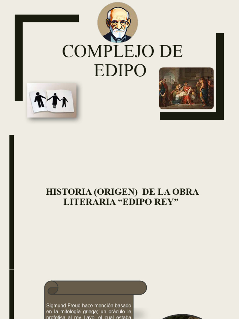 Presentacion Complejo de Edipo | PDF | Complejo de Edipo | Edipo