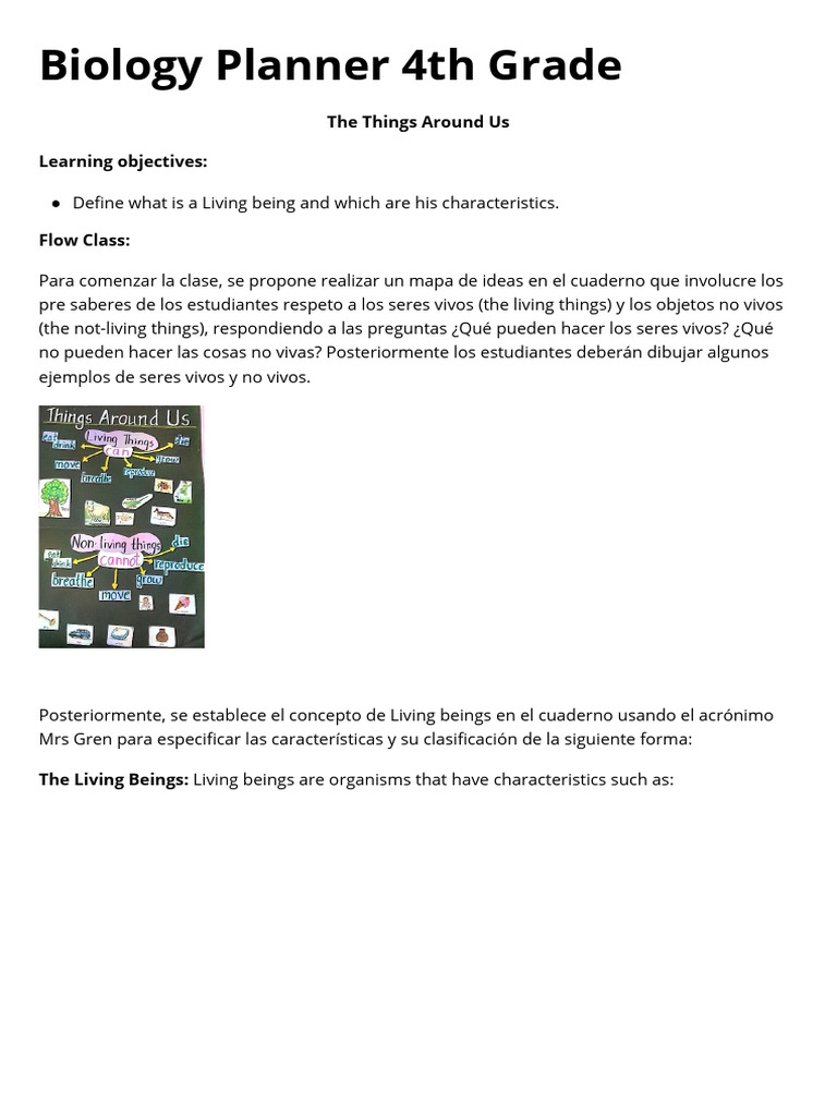 Biology Planner 4th Grade - 20240208 - 061127 - 0000 | PDF