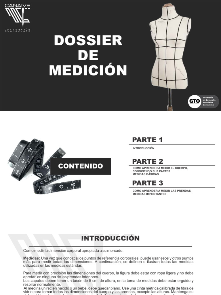 Guía de Medición Corporal y Prendas | PDF | Ropa | Moda