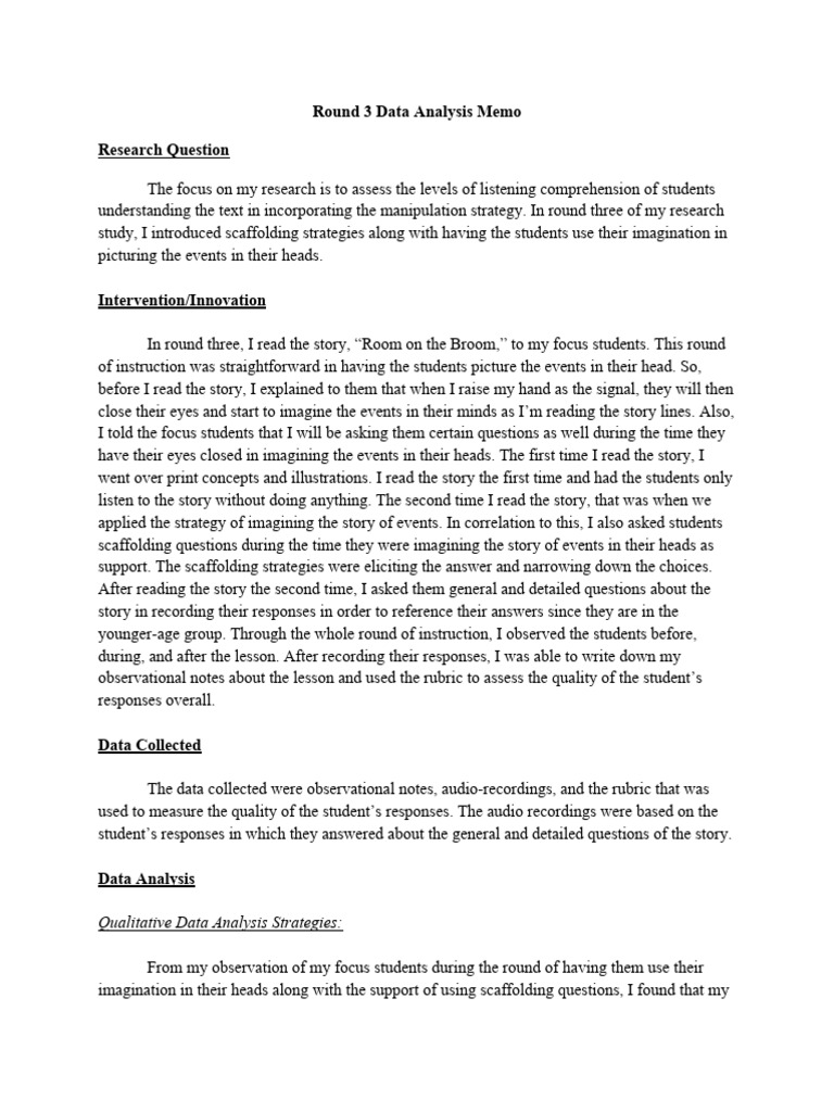 Scaffolding in Listening Comprehension | PDF | Reading Comprehension ...