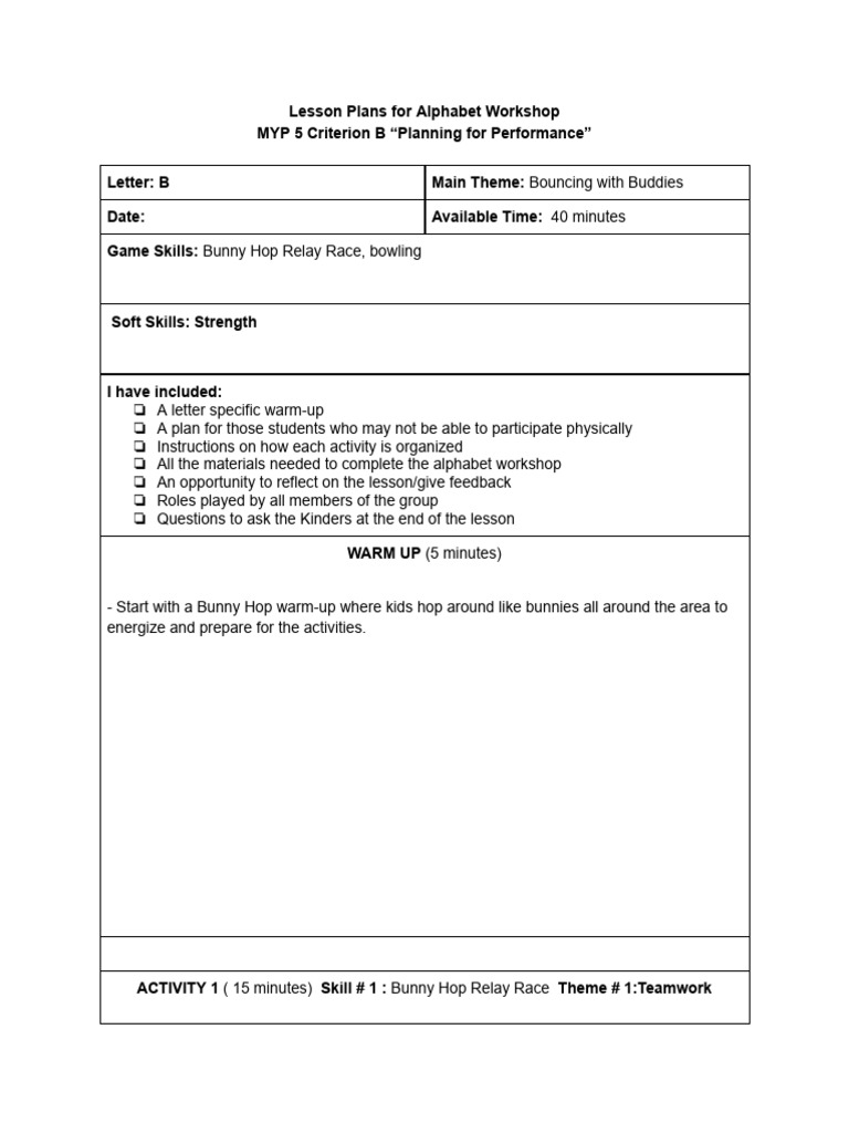 Alphabet Workshop | PDF