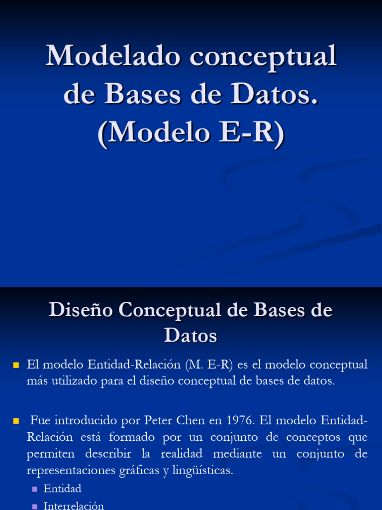 02modelado Conceptual | PDF | Modelo de datos