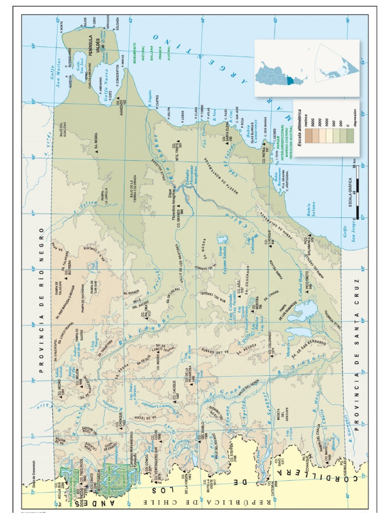 Chubut Mapa | PDF