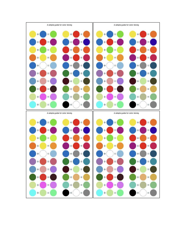 Combinacion de colores | PDF